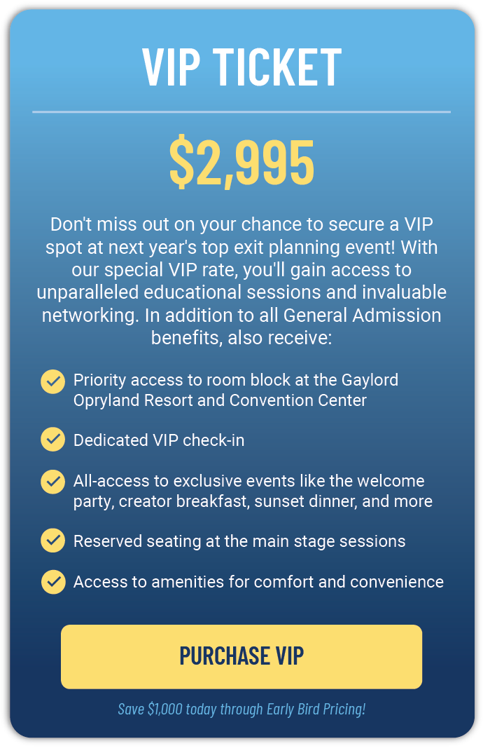 The 2026 Exit Planning Summit | Exit Planning Summit